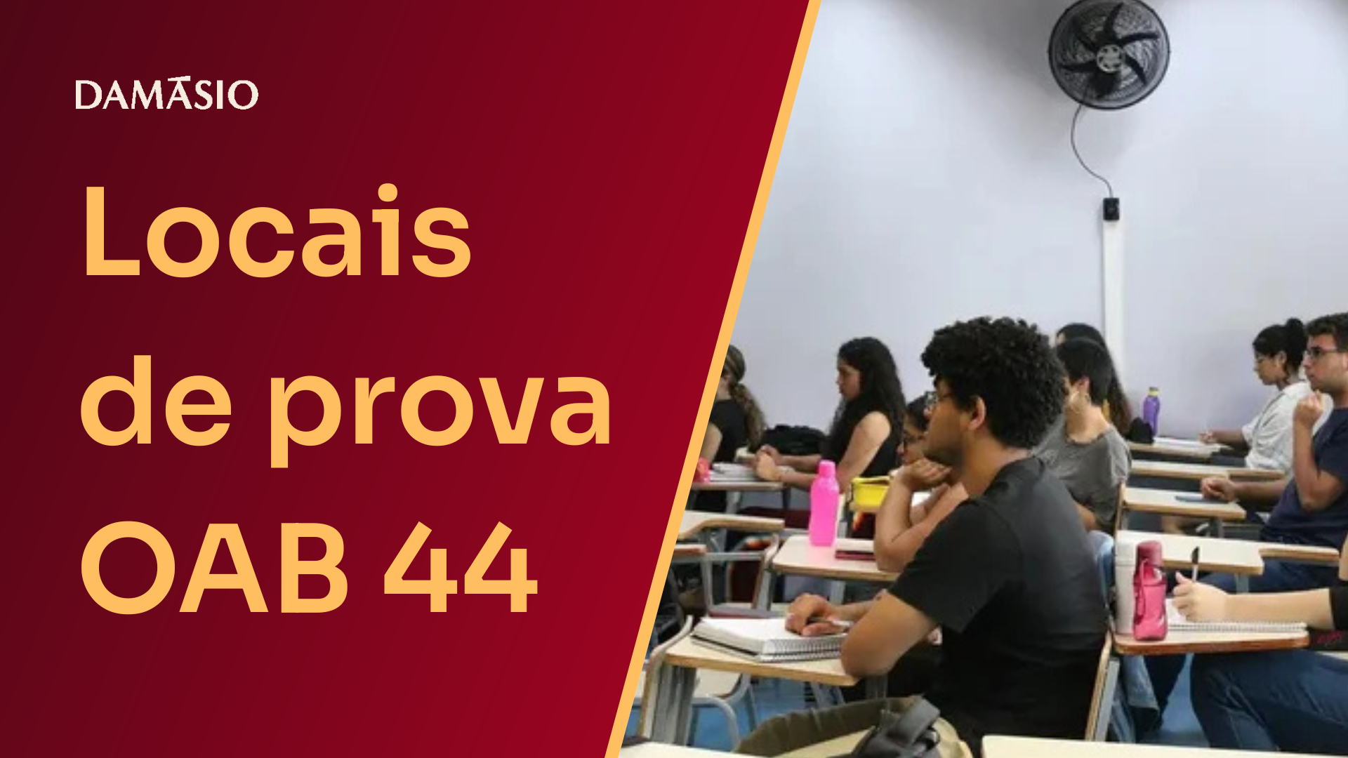 Exame OAB 44: saem locais de prova da primeira fase - Blog do Damásio ...